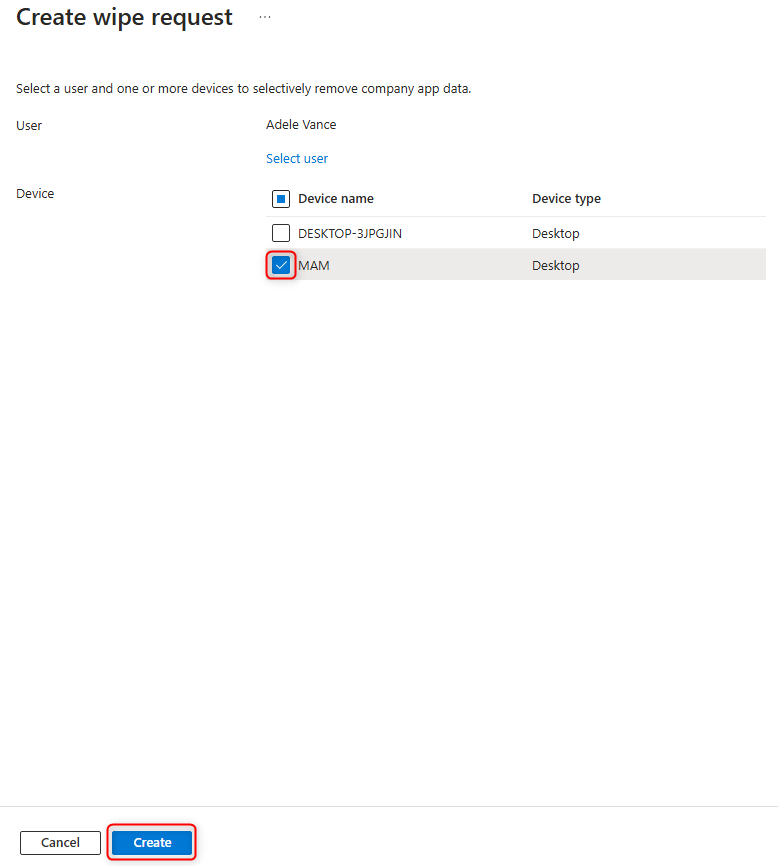 Selective Wipe On MAM For Windows