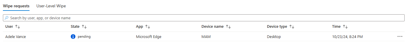 Selective Wipe On MAM For Windows