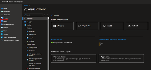 Intune Suite: Enterprise App Management